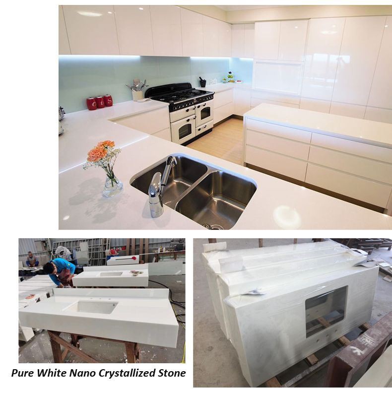 Pure White Nano Stone Countertops - China's leading stone supplier - MQ ...